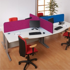 BusyScreen - Curve Desk Screens - Signs 4 Schools